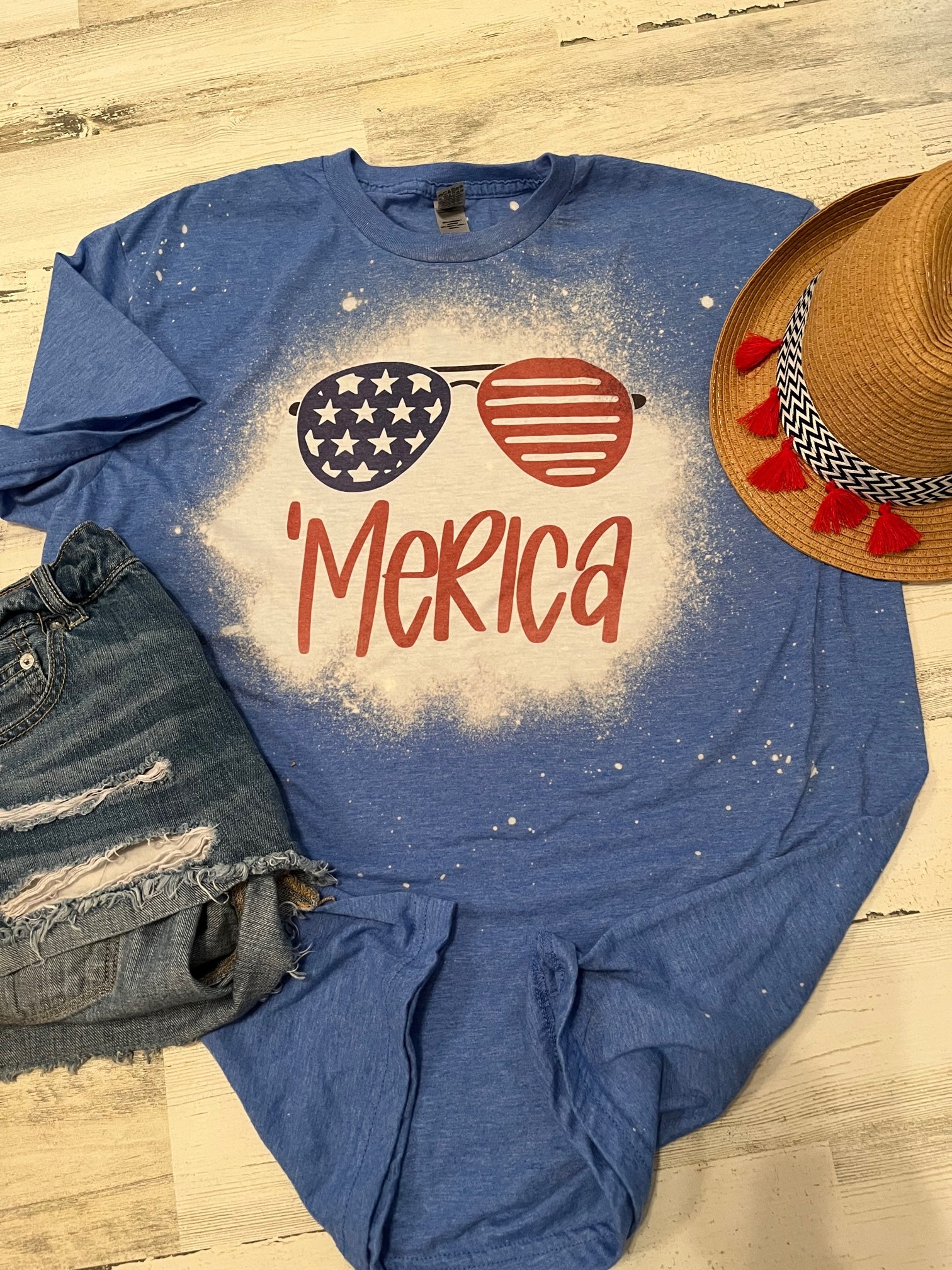 'Merica Avaitors Tee – Rising Creek Boutique